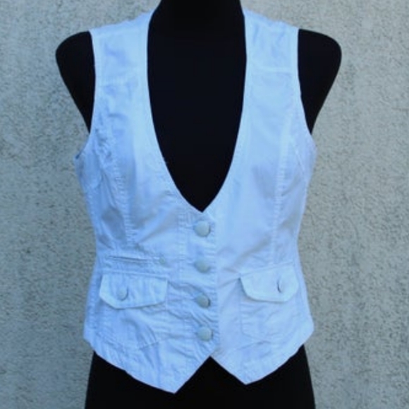 Street One | Jackets & Coats | Vintage 4button Vest M | Poshmark